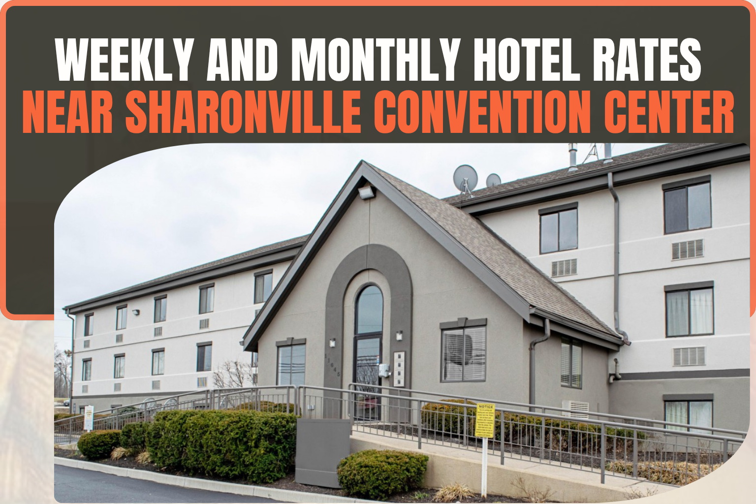Weekly & Monthly Hotel Rates Near Sharonville Convention Center
